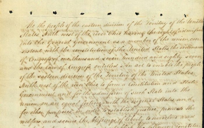 We the People: The Ohio Constitution of 1851