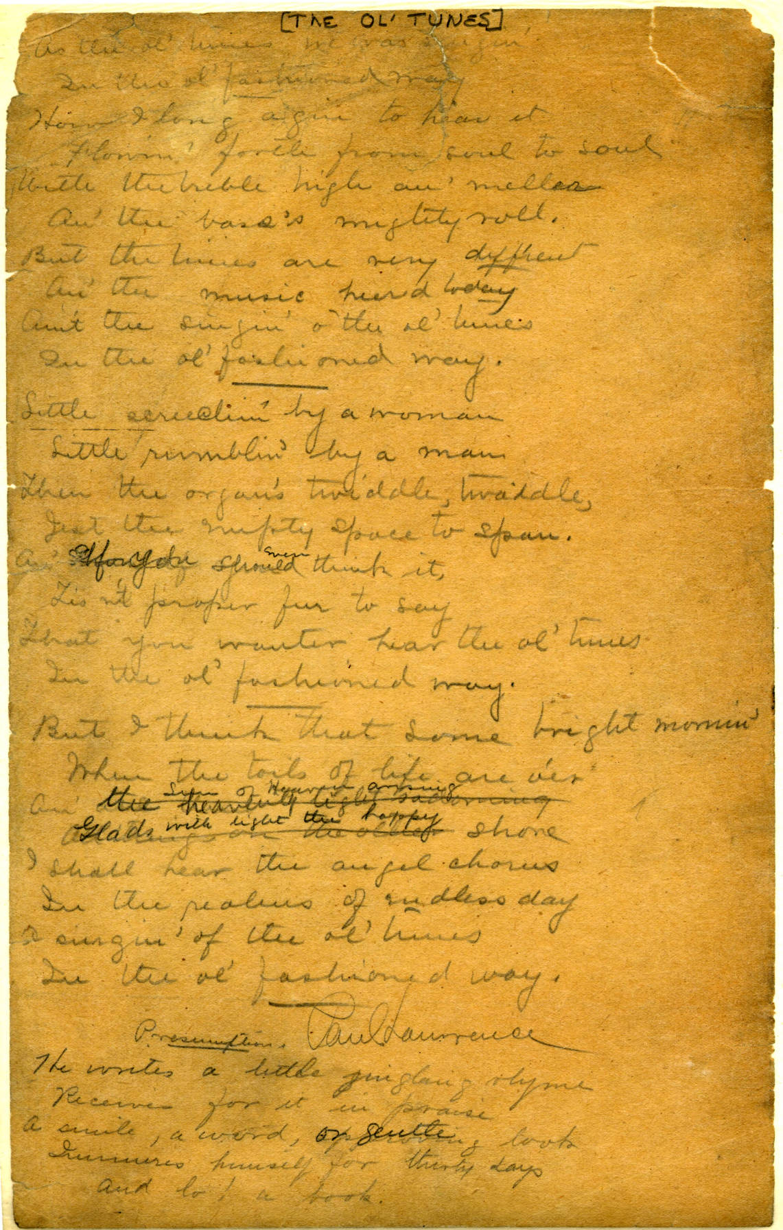 “He Sang of Life” — The Writing of Paul Laurence Dunbar