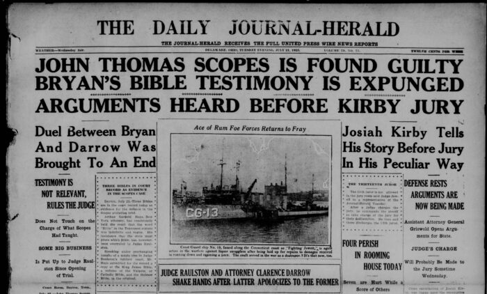 This Bizarre Case: The Scopes “Monkey” Trial