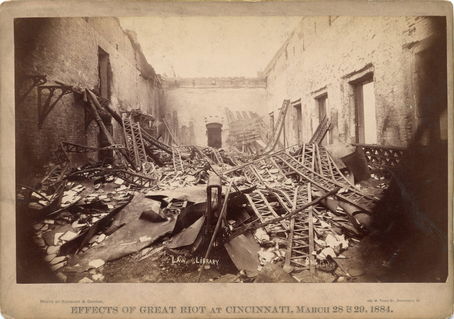 The Great Cincinnati Courthouse Riots of 1884