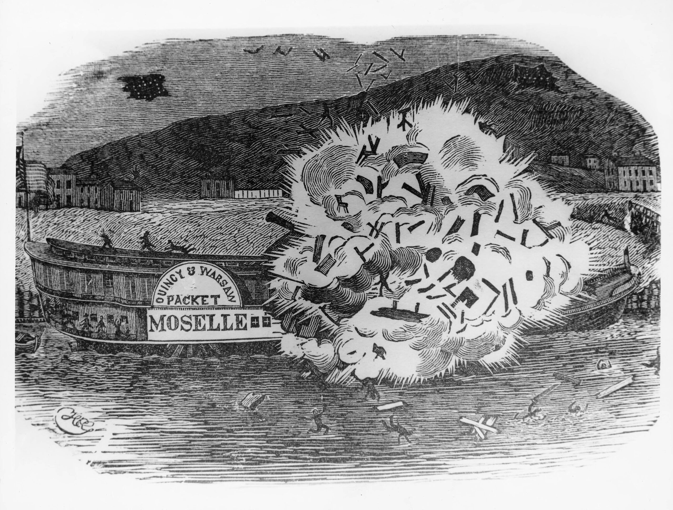 The Steamboat Moselle Disaster